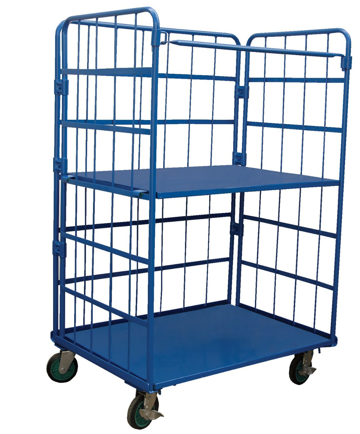 Hand Trucks R Us - Vestil Foldable/Nestable Roller Cart - Item: ROL-3143-2